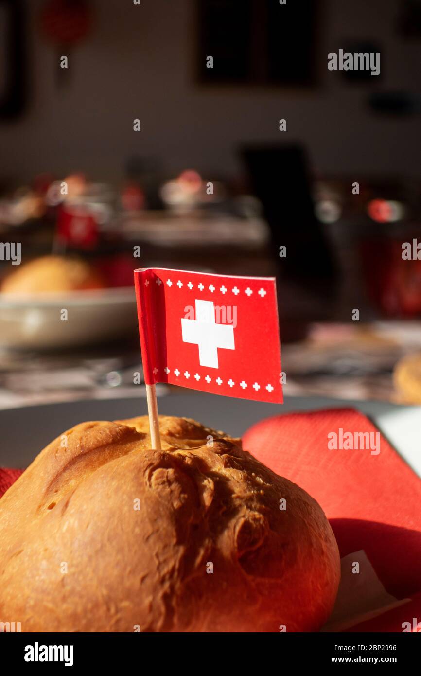 Swiss national day food hi-res stock photography and images - Alamy