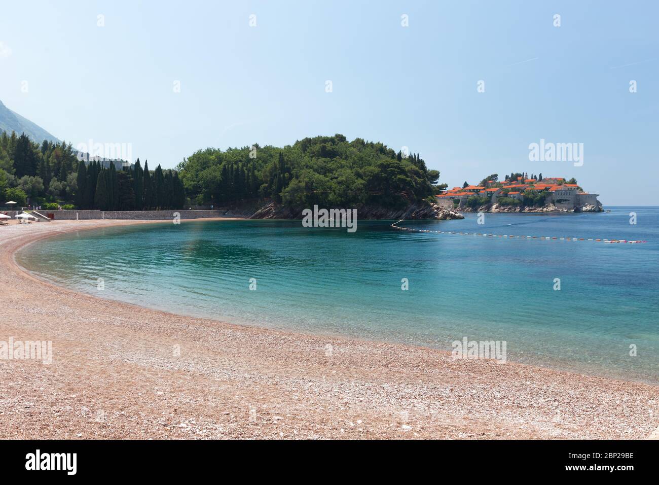 Sveti Stefan, small island and luxury resort in Budva, Montenegro ...