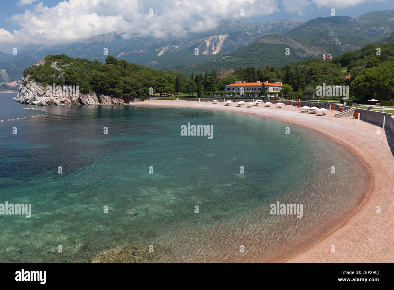 Sveti Stefan, small island and luxury resort in Budva, Montenegro ...