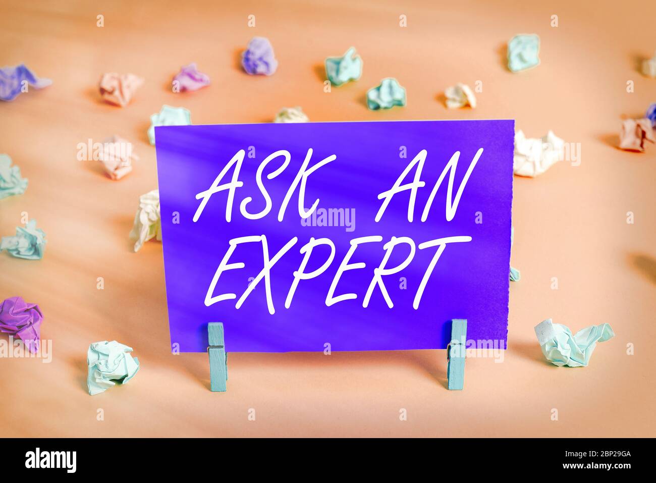 Conceptual hand writing showing Ask An Expert. Concept meaning ...