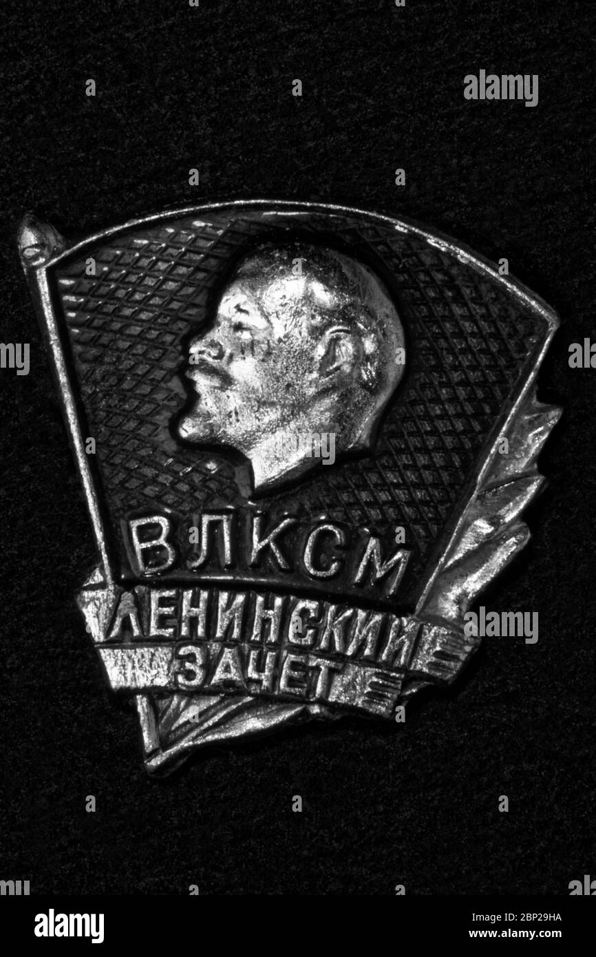 Sign of lenin hi-res stock photography and images - Alamy