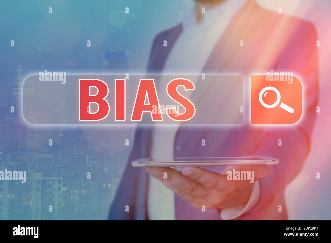 Handwriting text Bias. Conceptual photo inclination or prejudice for or ...