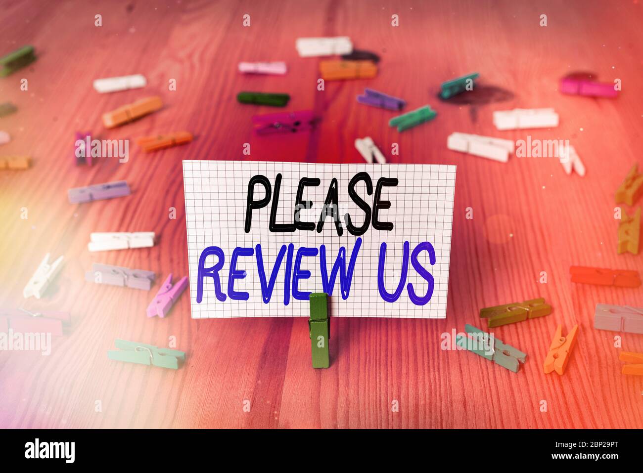 Handwriting text Please Review Us. Conceptual photo situation or system ...