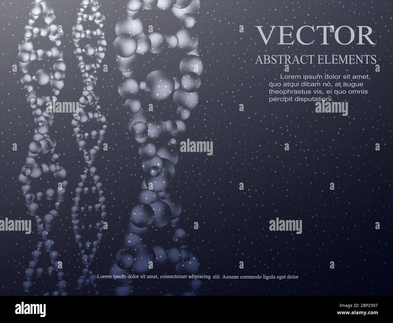 Digital illustration of a DNA molecule. Vector illustration Stock ...