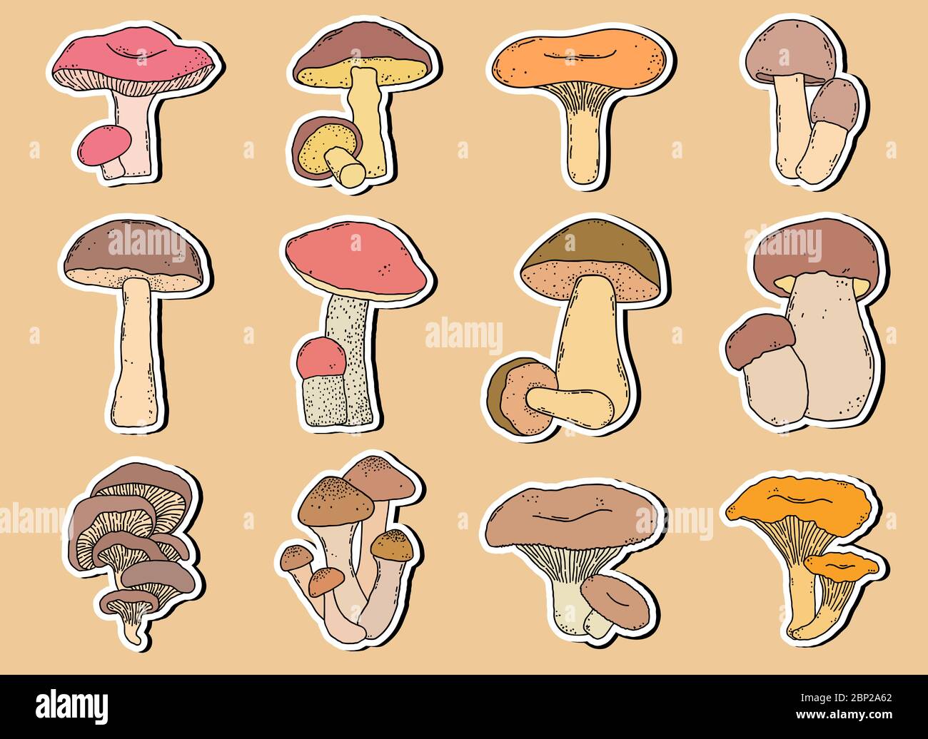 Collection of stickers Stock Vector Image & Art - Alamy