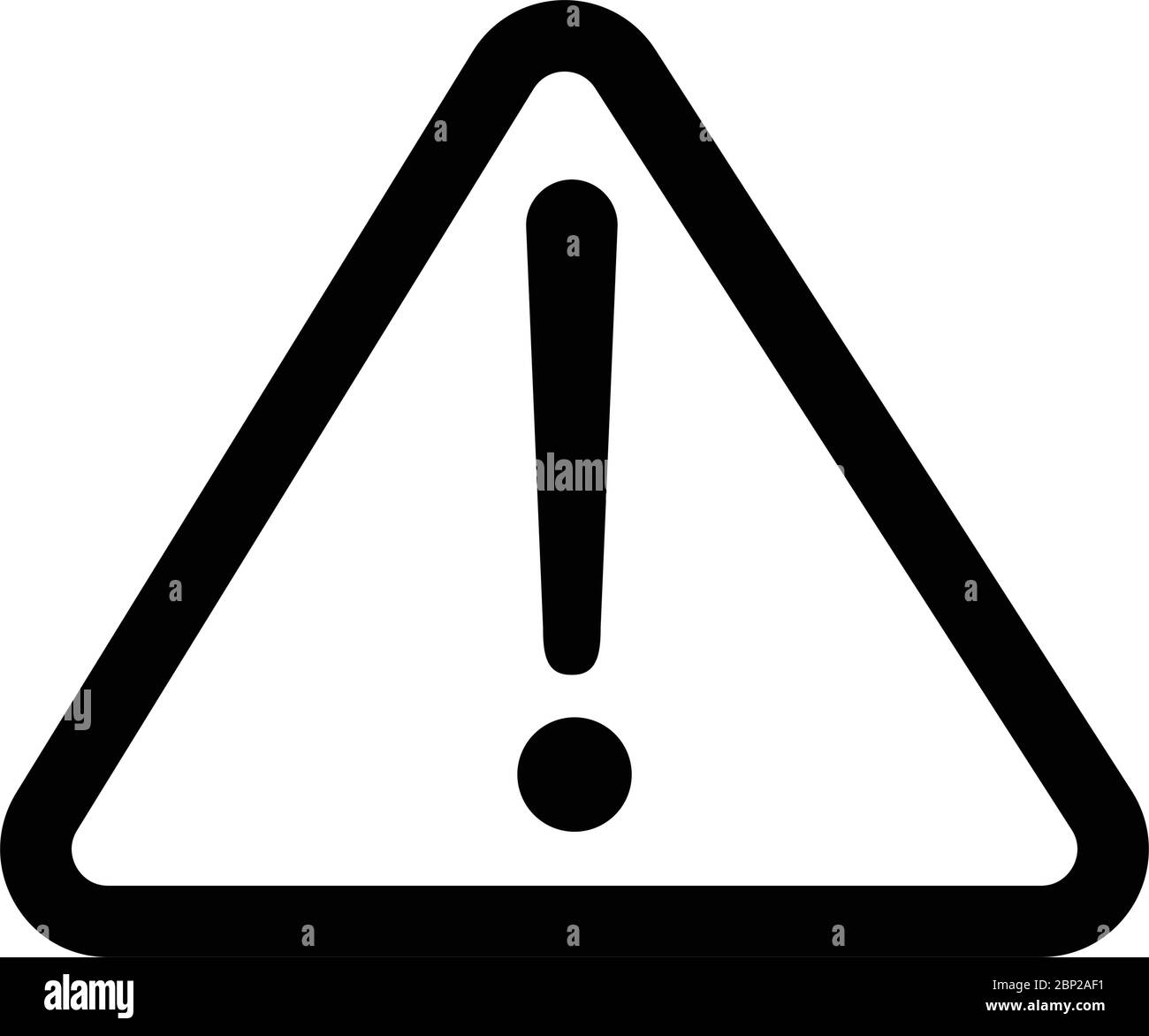Vector attention sign with exclamation mark icon Stock Vector Image ...