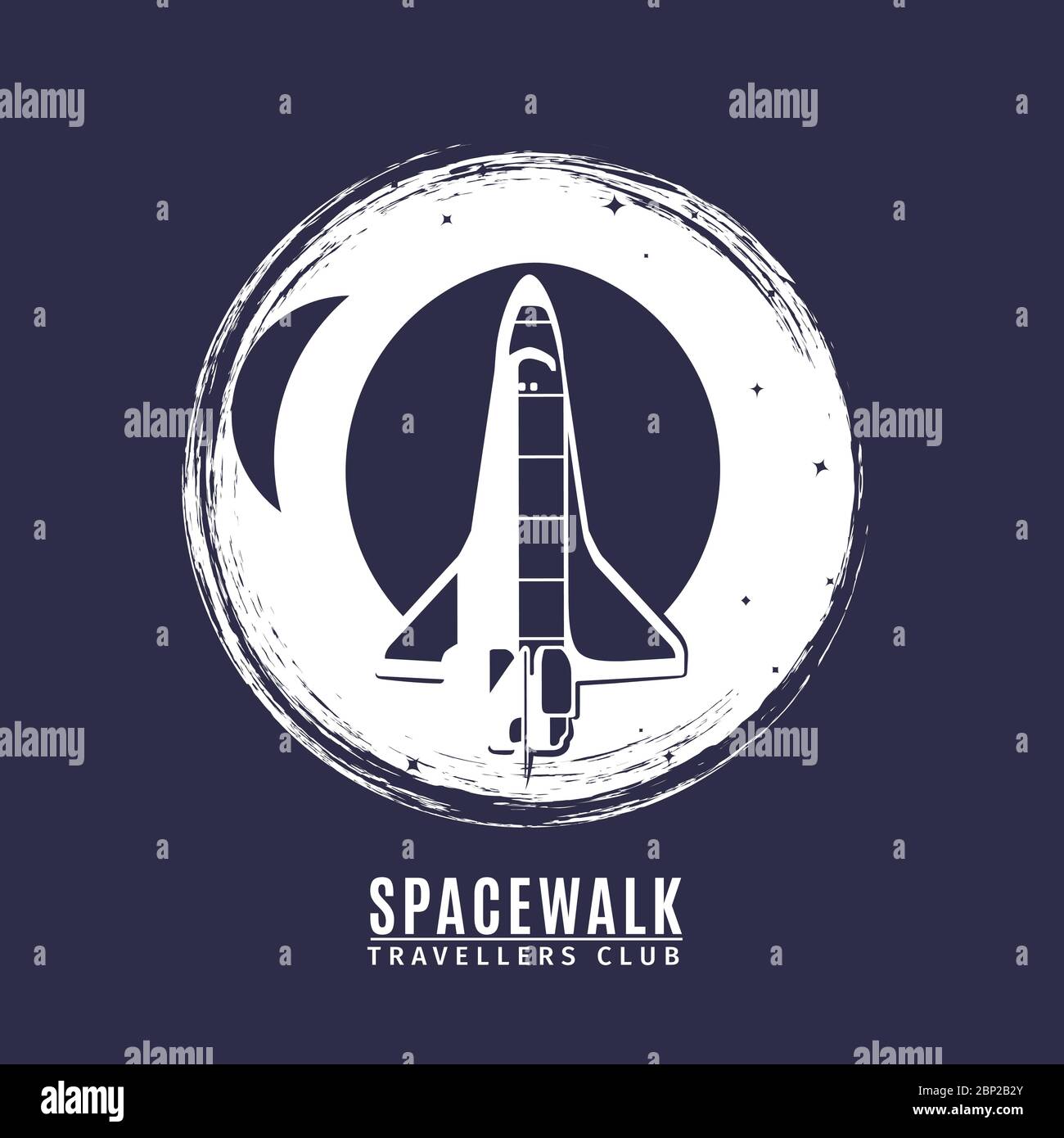 Astronaut in space logo hi-res stock photography and images - Alamy