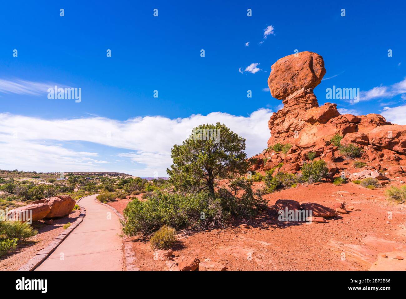 Balanced rock sunset clouds hi-res stock photography and images - Alamy