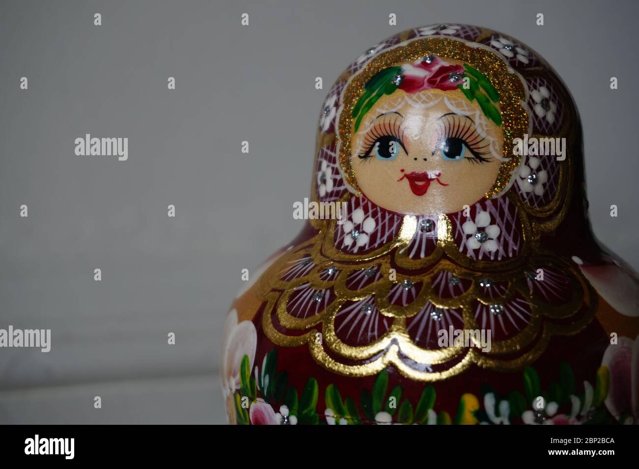 Single matrioshka close up Stock Photo - Alamy