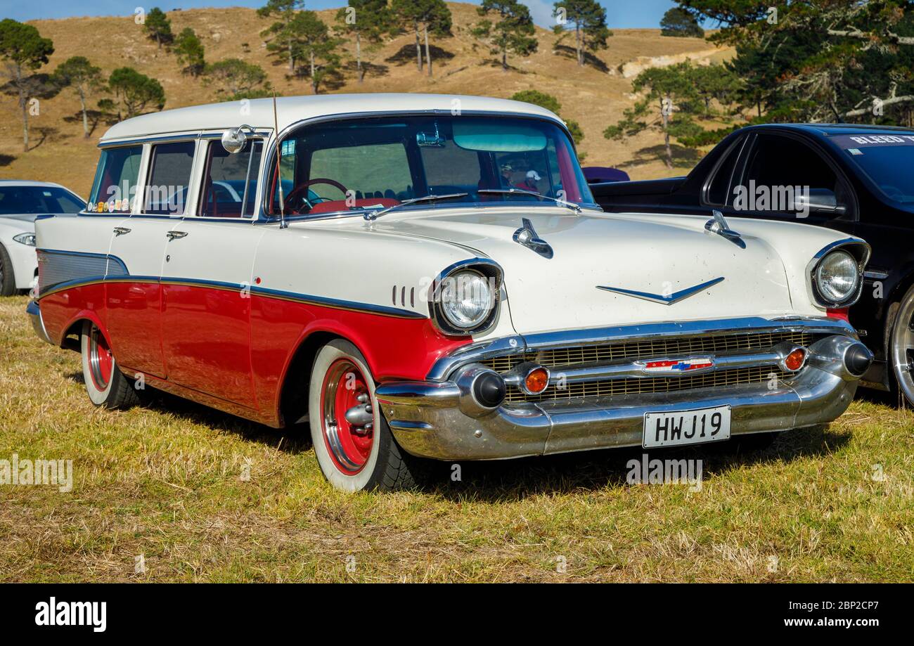 1957 Chevrolet 210 Station Wagon Stock Photo - Alamy