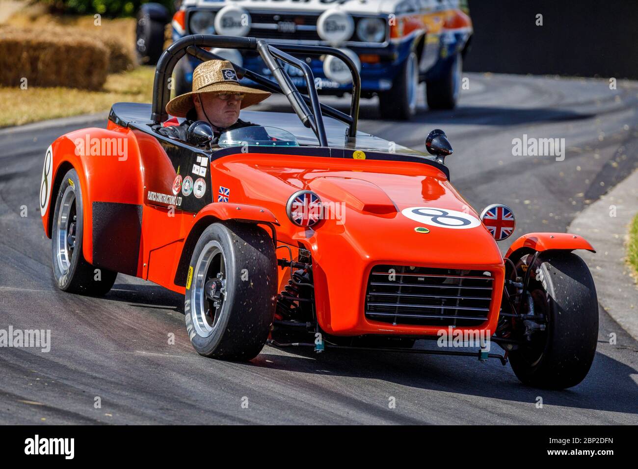 Richard McCarthy in his 1974 Lotus 7 S4 Street Race car Stock Photo - Alamy