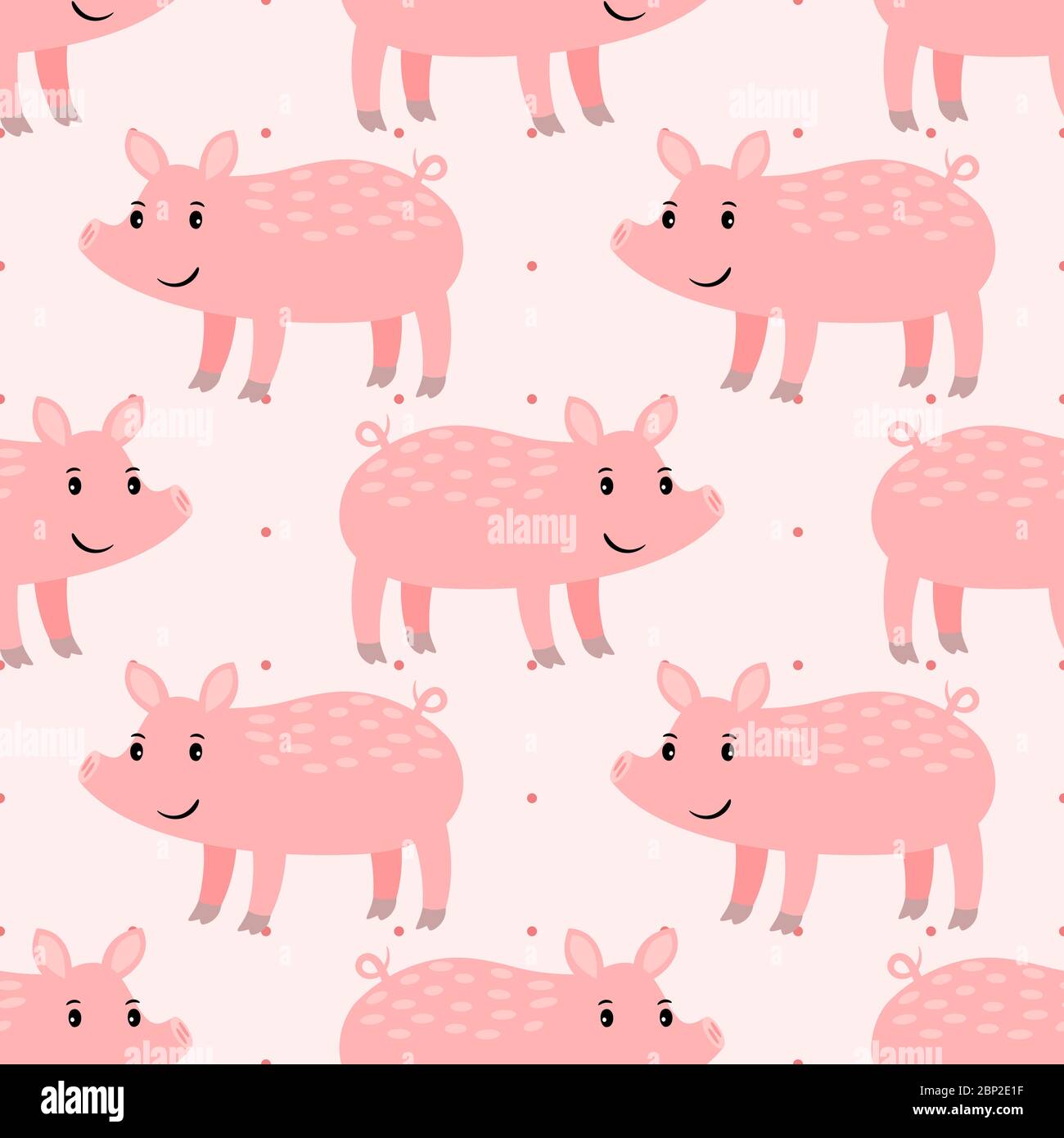 Pig pattern hi-res stock photography and images - Alamy