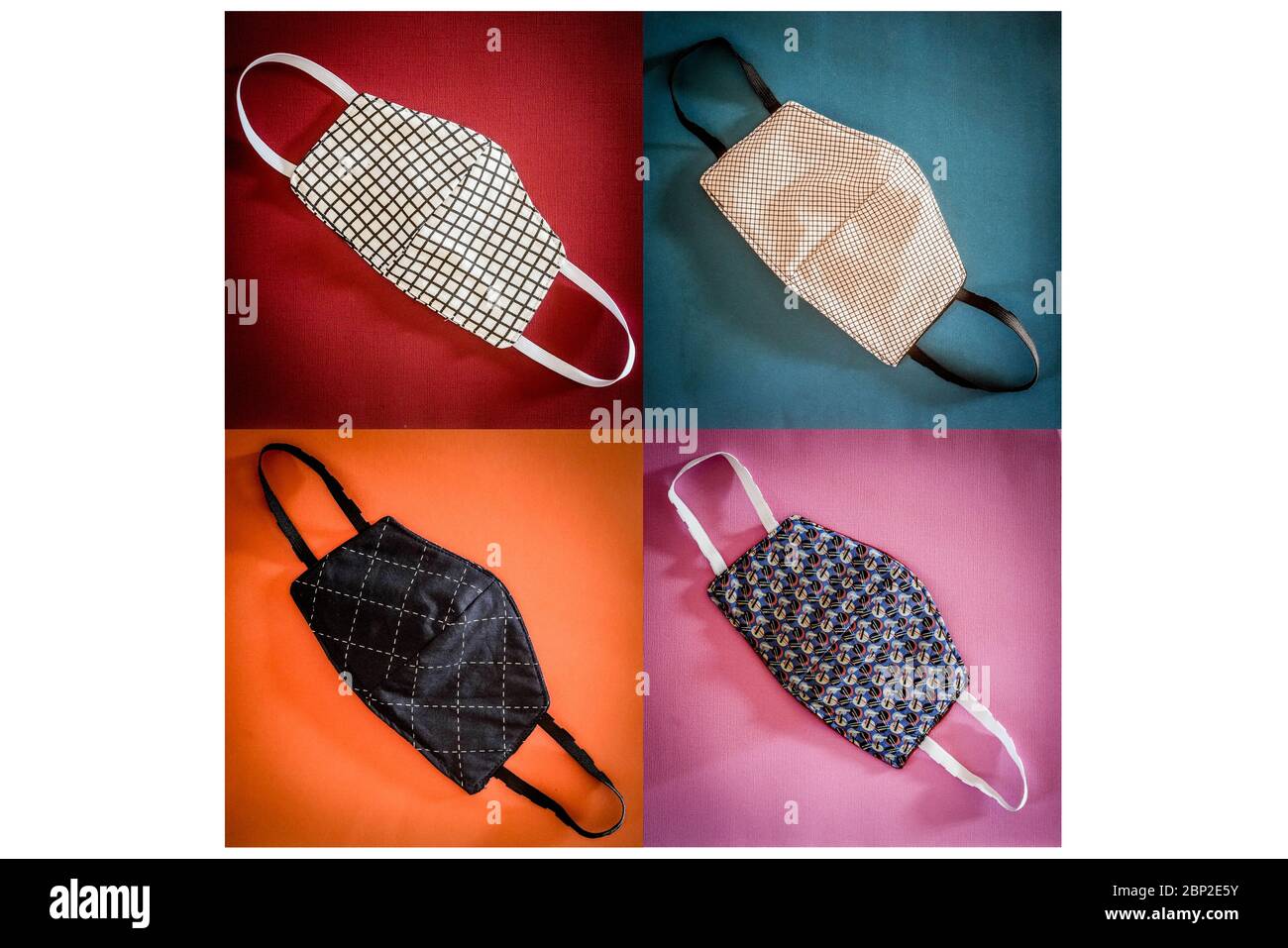 Homemade clothes masks Stock Photo - Alamy