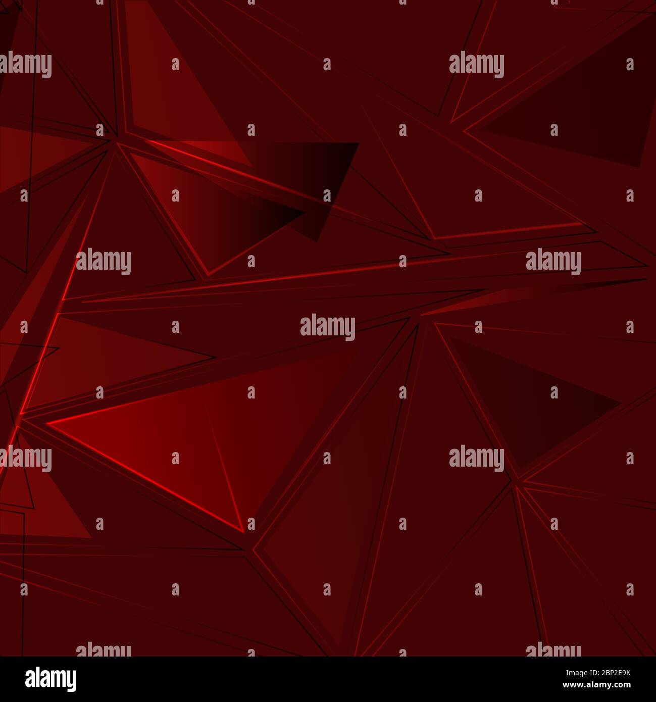 Light red abstract mosaic background. Triangular geometric sample with ...