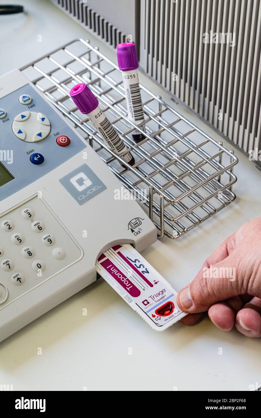 Troponin testing hi-res stock photography and images - Alamy