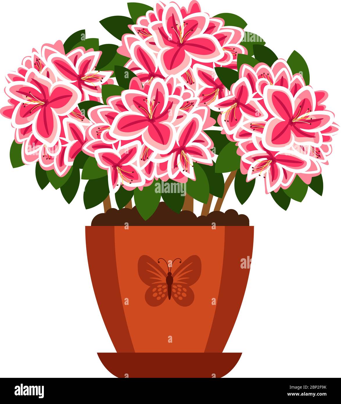Azalea season Stock Vector Images - Alamy