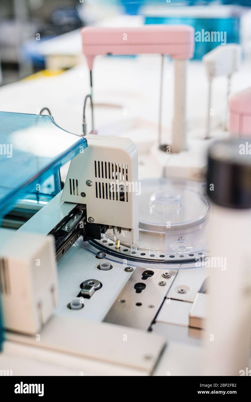 Automated serological testing machine for the detection of antibodies ...