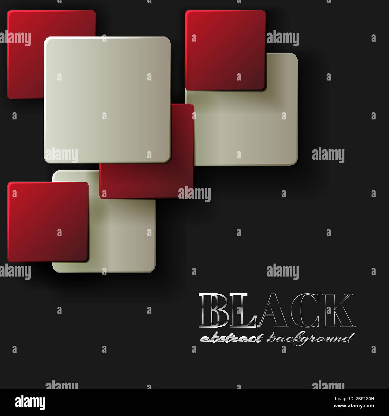 Abstract background. Squares with drop shadows Stock Vector Image & Art ...