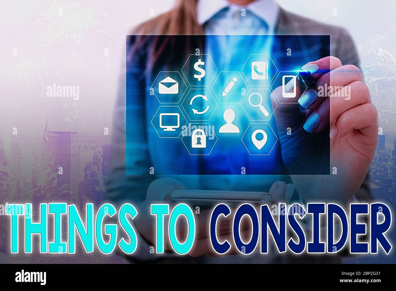 Handwriting text writing Things To Consider. Conceptual photo think ...