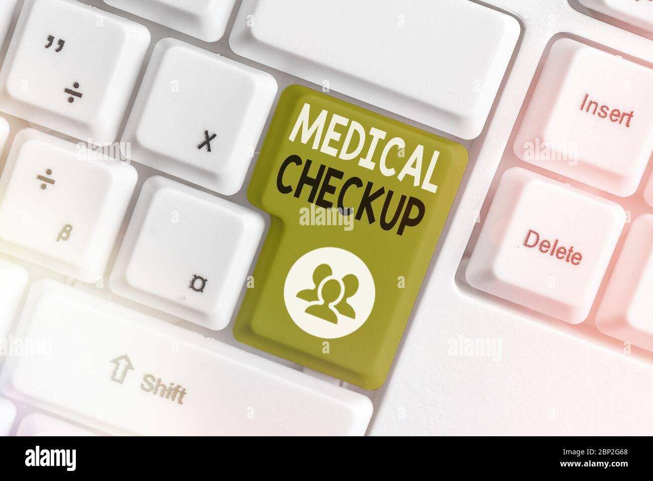 Handwriting text writing Medical Checkup. Conceptual photo thorough ...