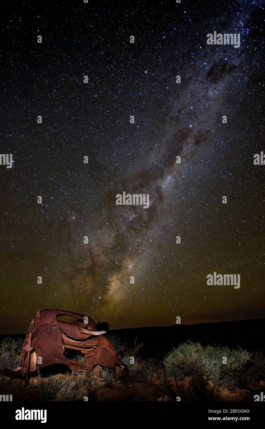 nightscape landscape, milky way Stock Photo - Alamy