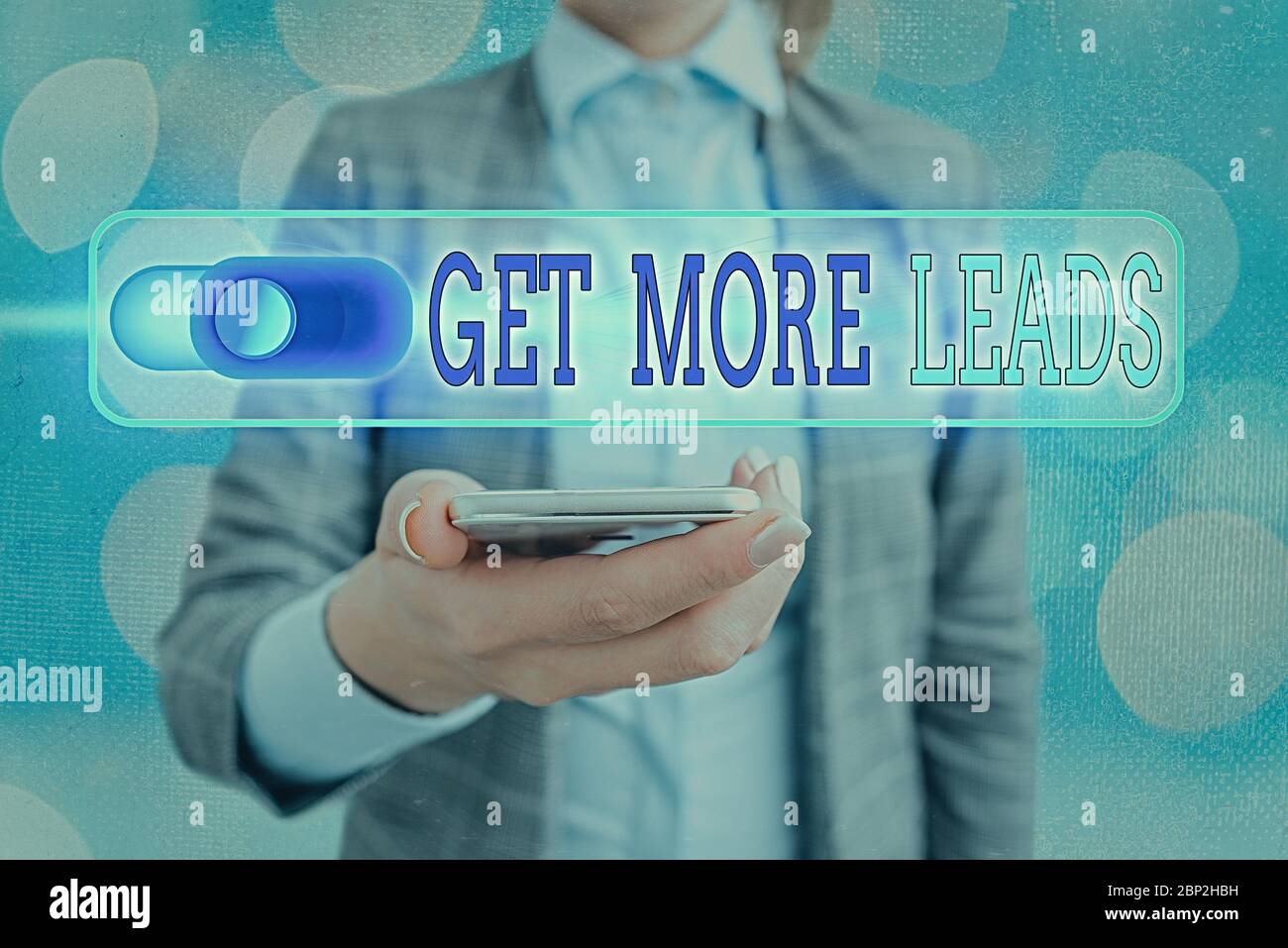 Text sign showing Get More Leads. Business photo showcasing initiation ...