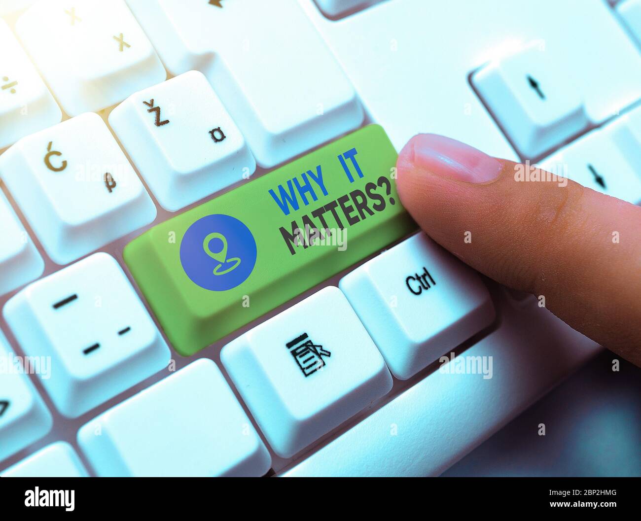 Word writing text Why It Matters Question. Business photo showcasing ...