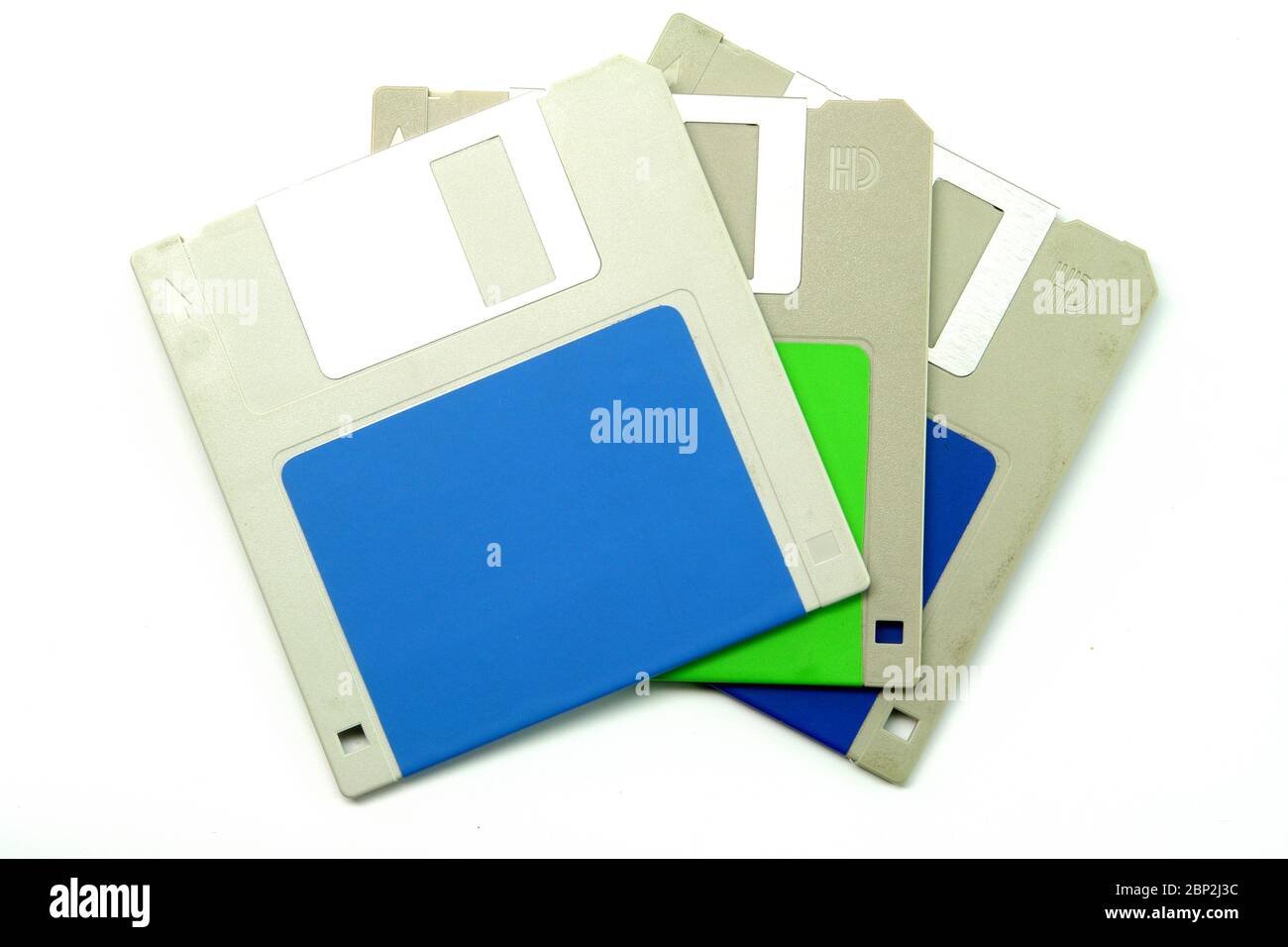 Vintage floppy drives (Isolated on white background Stock Photo - Alamy