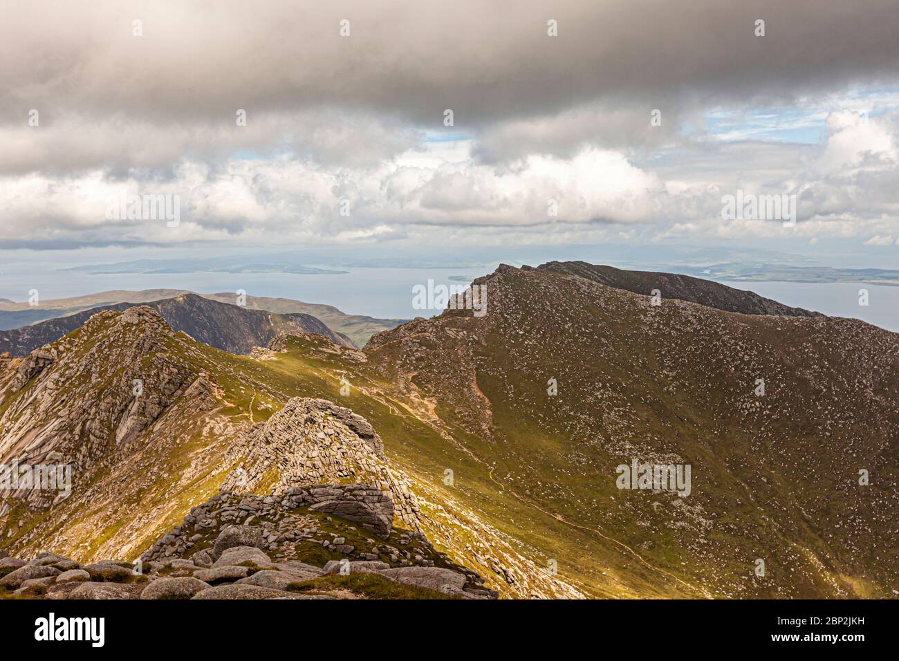 Goatfell on the Isle of Arran, Scotland Stock Photo - Alamy