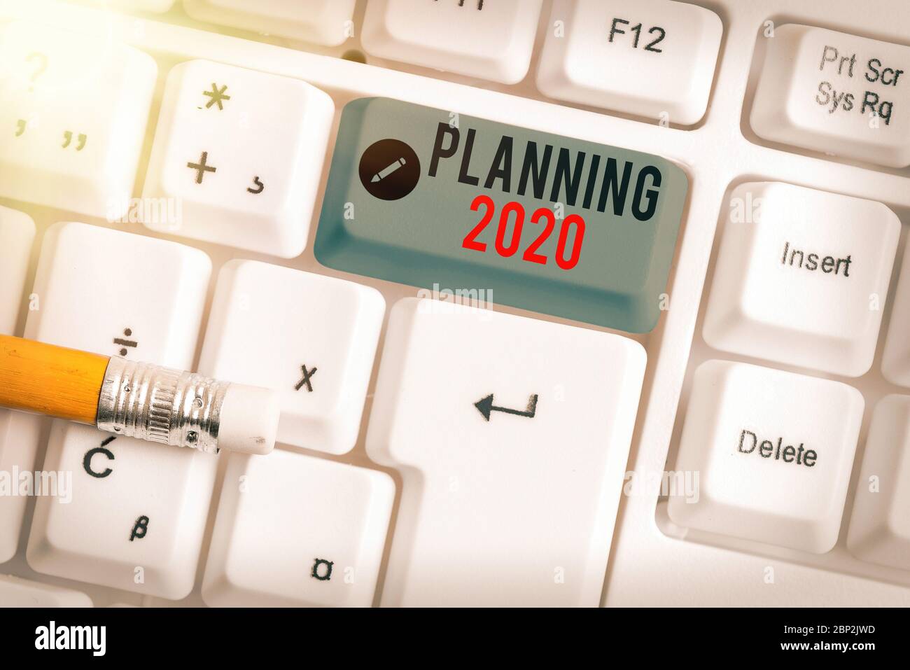 Conceptual hand writing showing Planning 2020. Concept meaning process ...