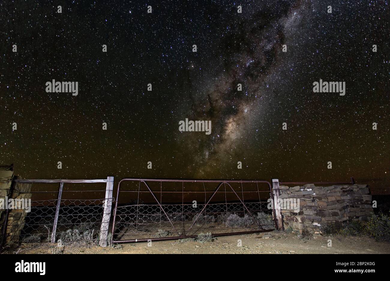 nightscape landscape, milky way Stock Photo - Alamy