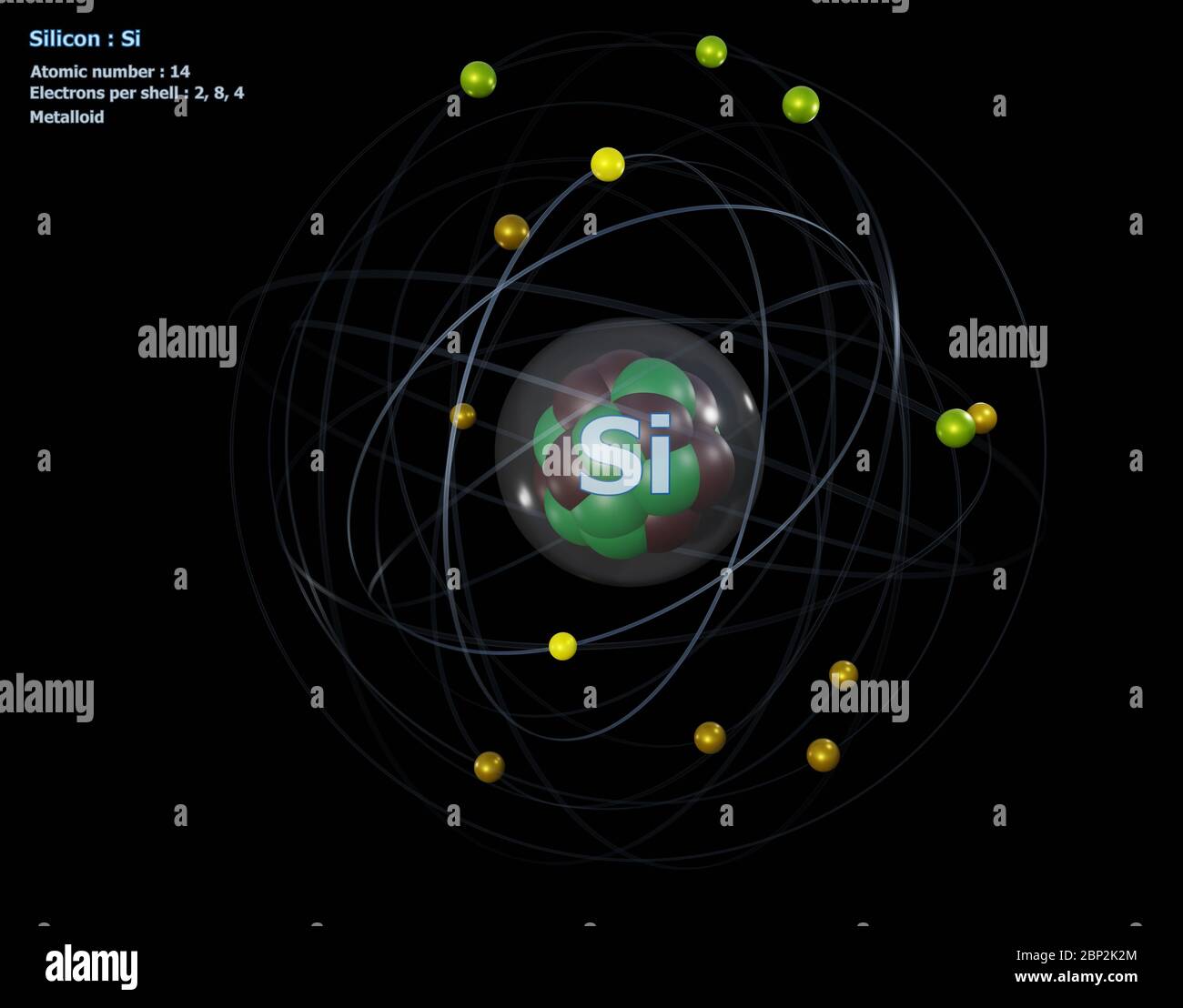 Silicon si chemical element periodic hi-res stock photography and ...