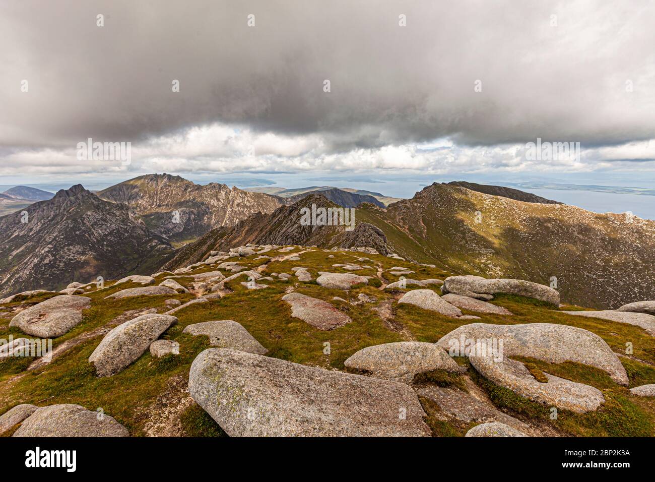 Goatfell on the Isle of Arran, Scotland Stock Photo - Alamy