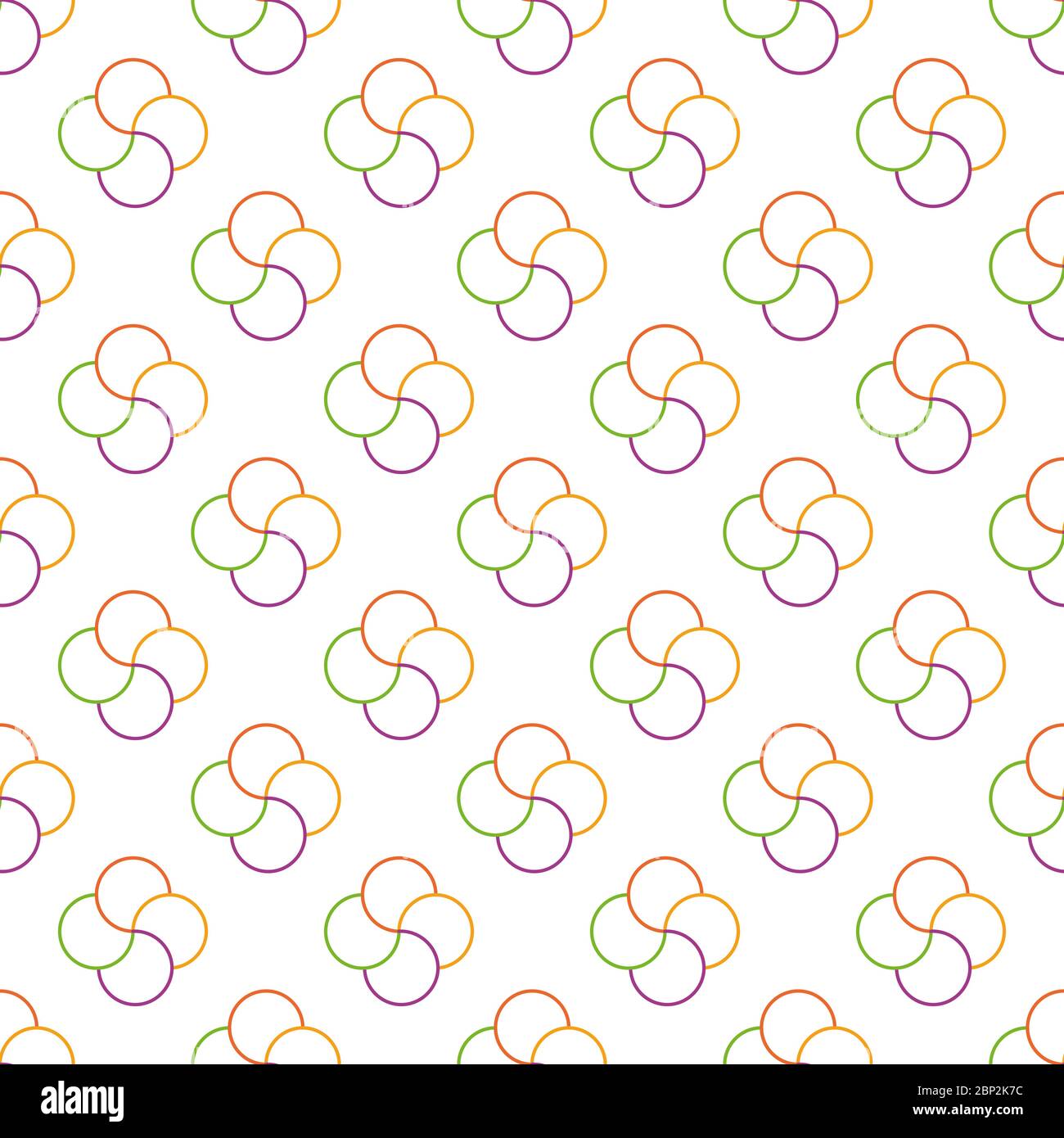 Abstract geometric flower multicolored seamless pattern background ...