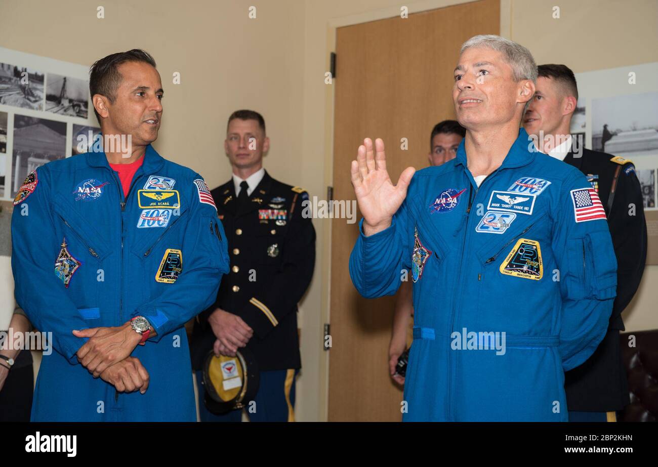 On June 15, 2018, NASA astronauts Joe Acaba and Mark Vande Hei visited ...