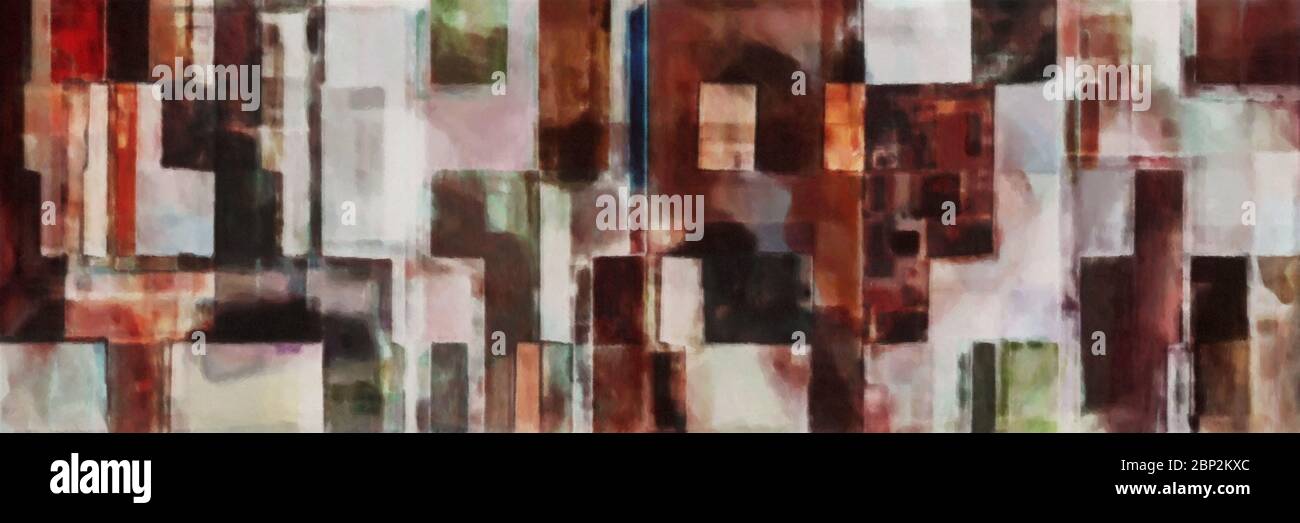 geometric mosaic abstract shape background with old mauve, silver and ...