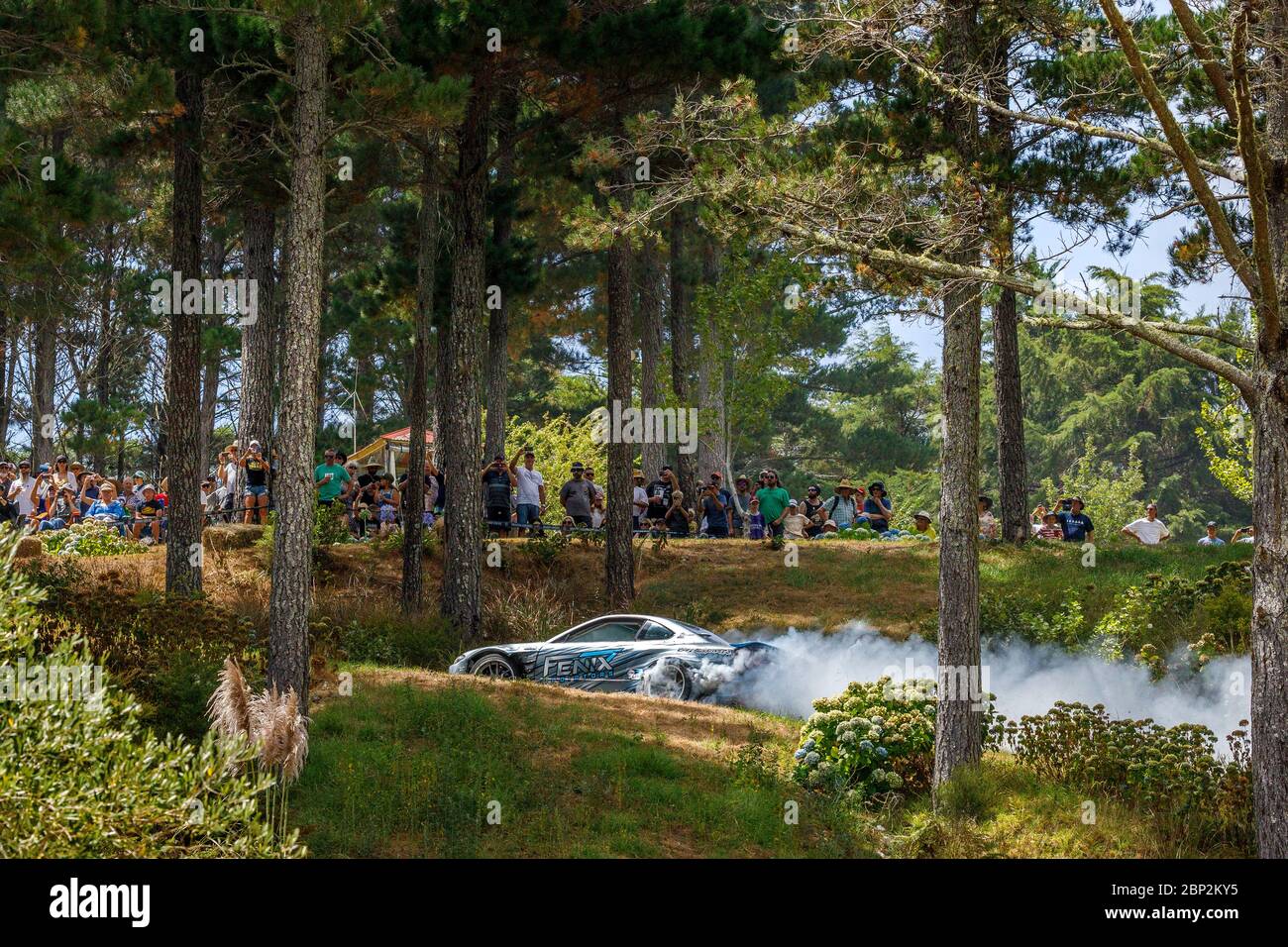 Gaz Whiter in his Nissan Silvia LS3 supercharged S15 Drift car Stock ...