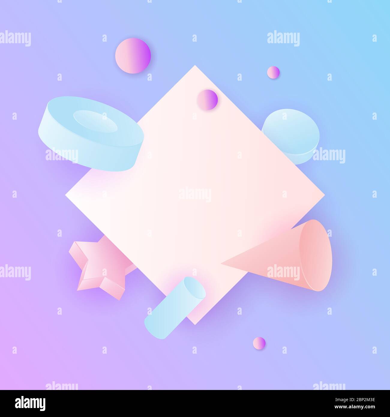 Abstract geometric composition 3d Stock Vector Images - Alamy