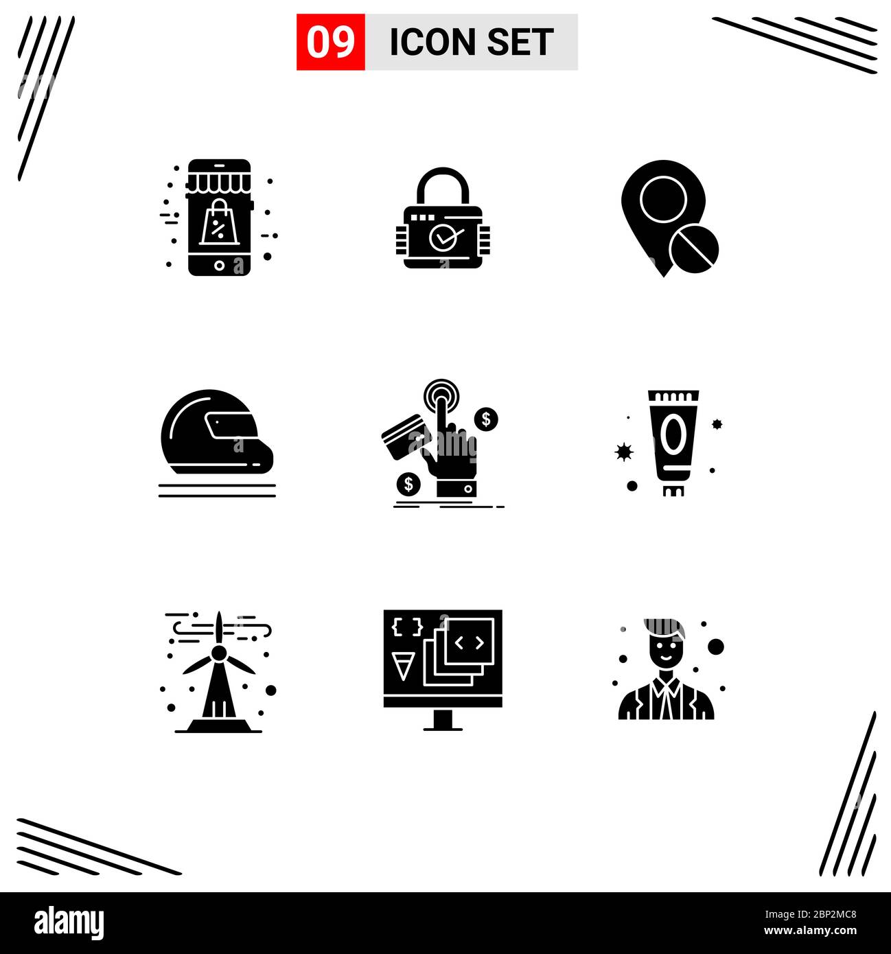 Motorcycle safety group Stock Vector Images - Alamy