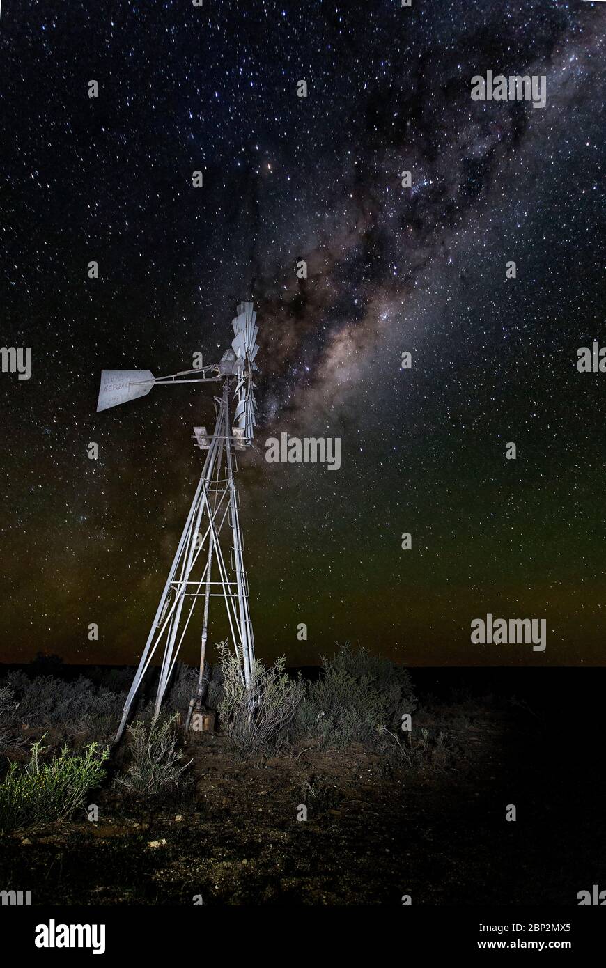 nightscape landscape, milky way Stock Photo - Alamy