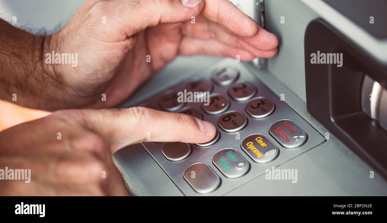 Man entering bank hi-res stock photography and images - Alamy