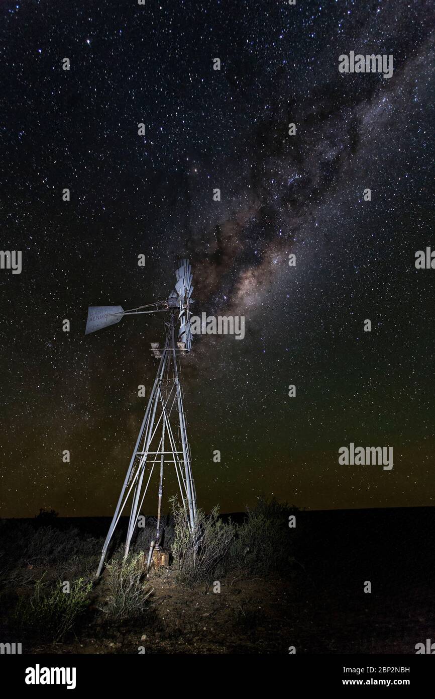 nightscape landscape, milky way Stock Photo - Alamy