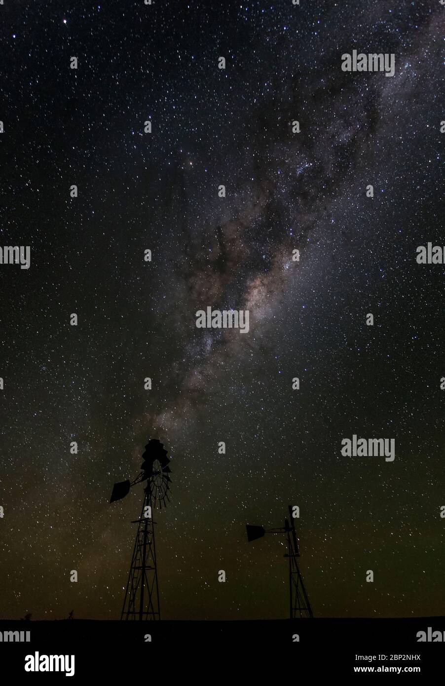 nightscape landscape, milky way Stock Photo - Alamy