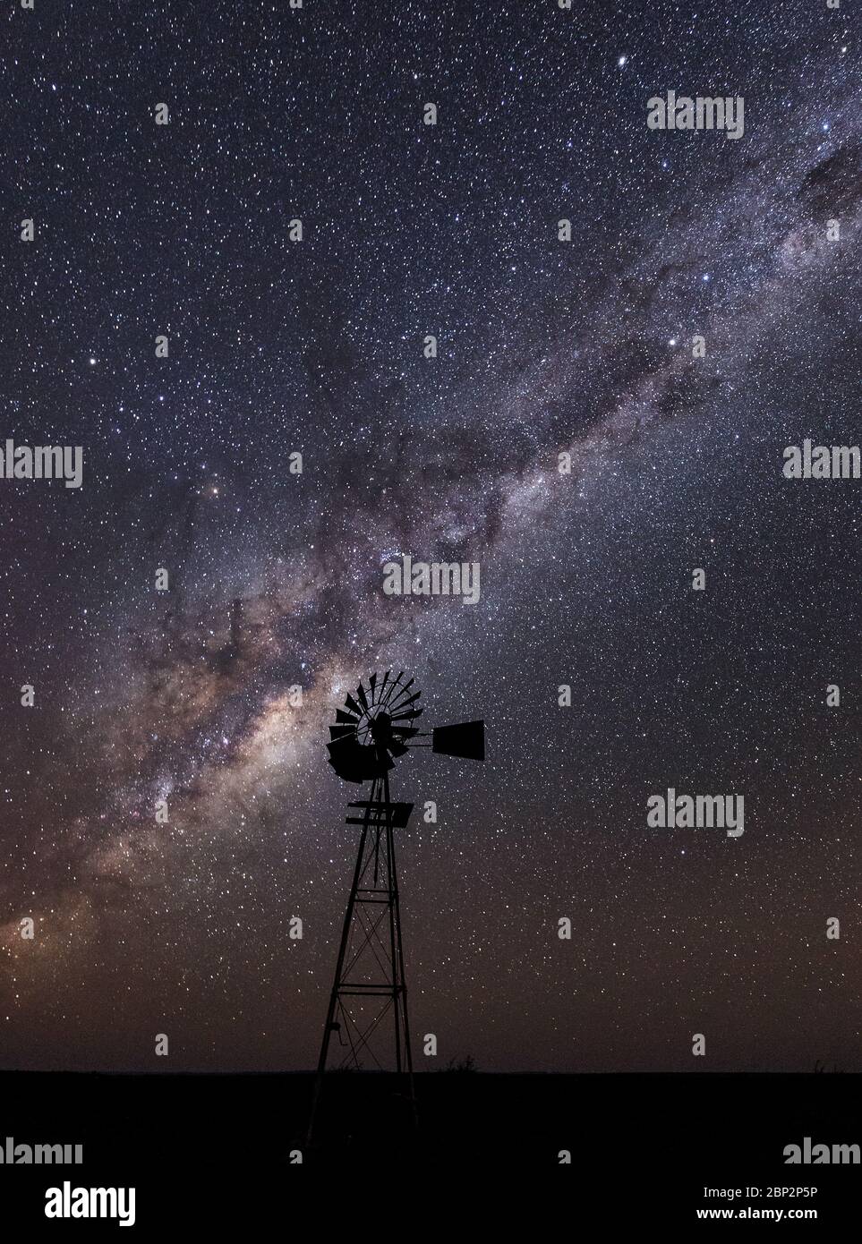 nightscape landscape, milky way Stock Photo - Alamy