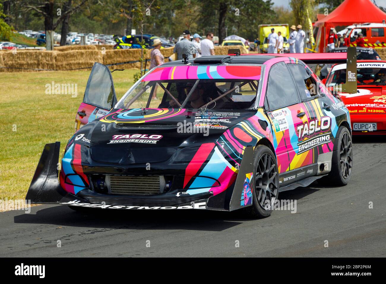 Sloan Cox in his 2004 EVO 8 Hillclimb Special, 800hp Stock Photo - Alamy