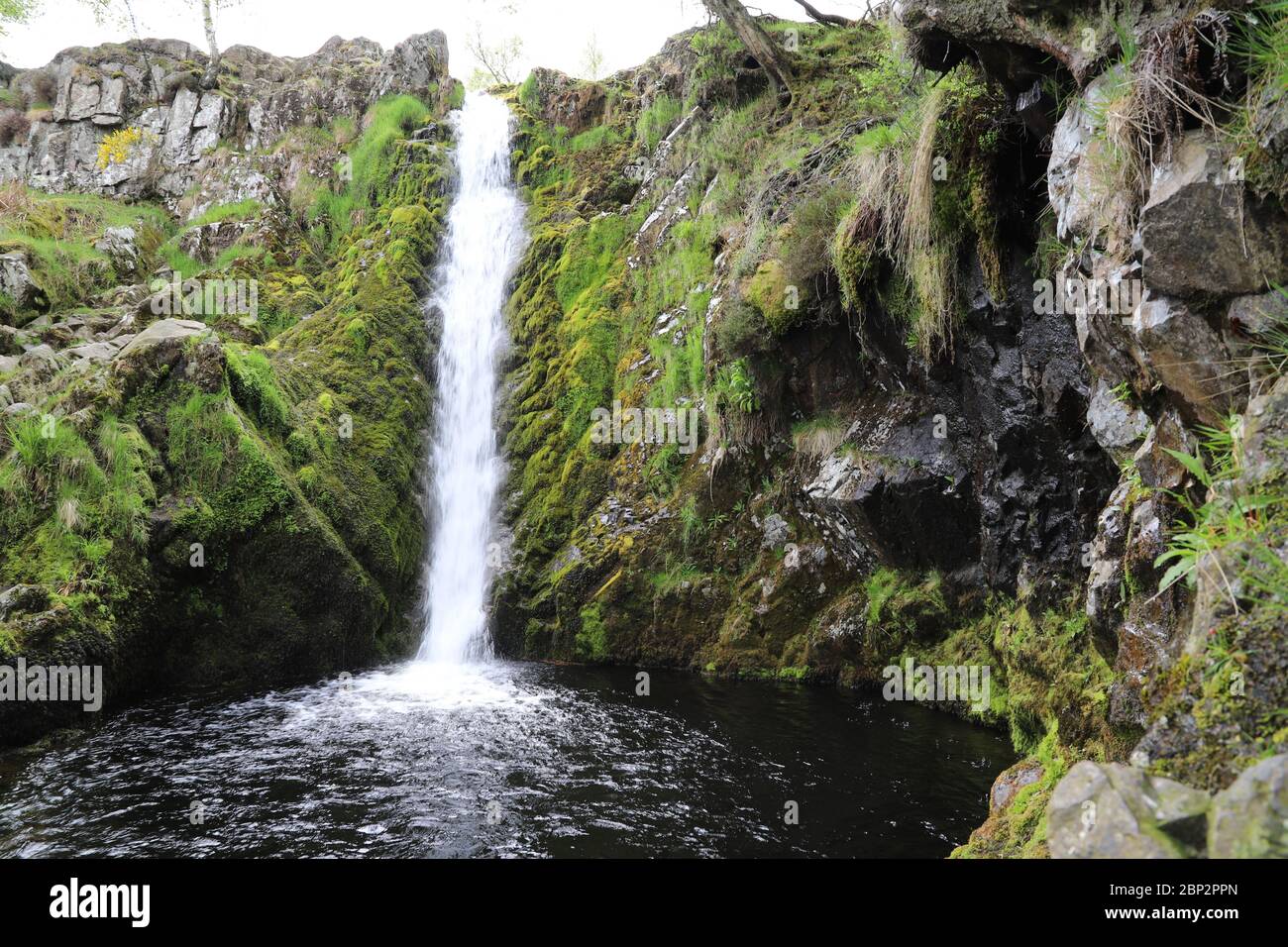 Linhope spout waterfall hi-res stock photography and images - Alamy