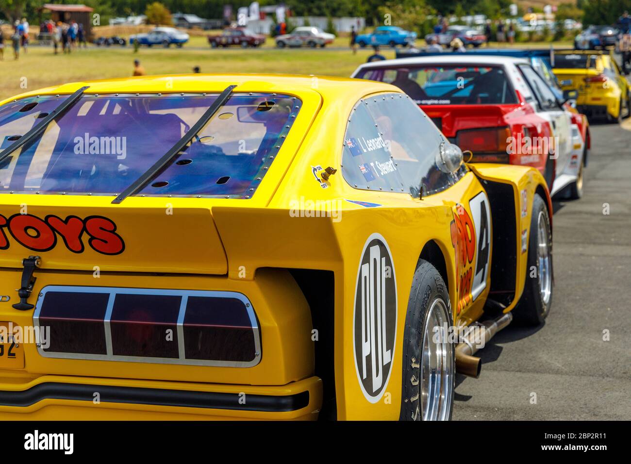 Rear view of Todd Stewart's 1976 PDL Ford Mustang 2 muscle car Stock ...