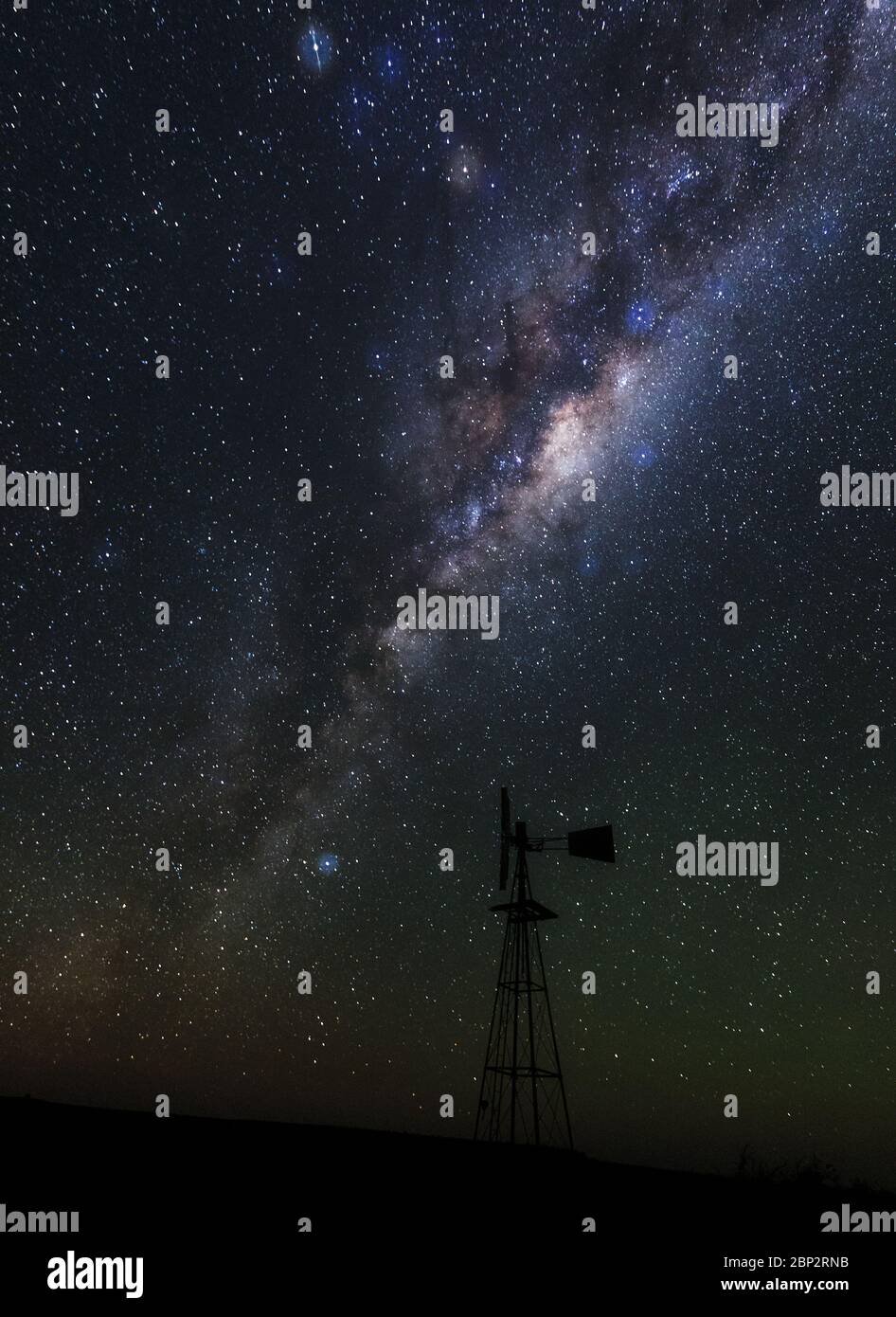 nightscape landscape, milky way Stock Photo - Alamy