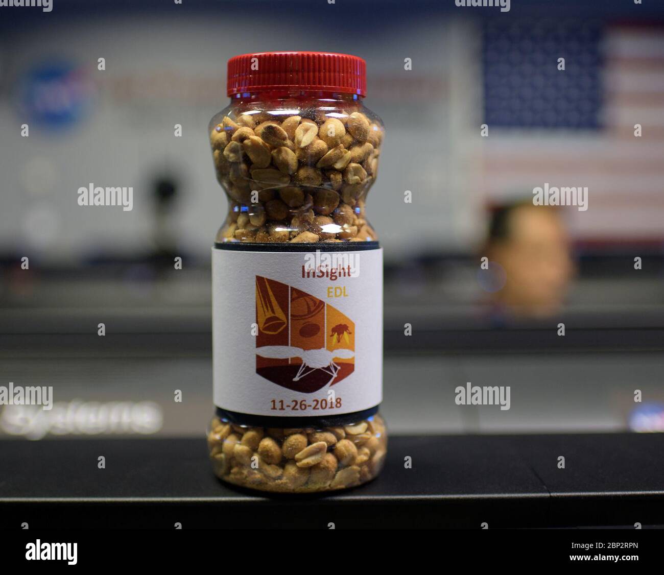 On November 26, 2018, a jar of good-luck peanuts was seen inside the ...