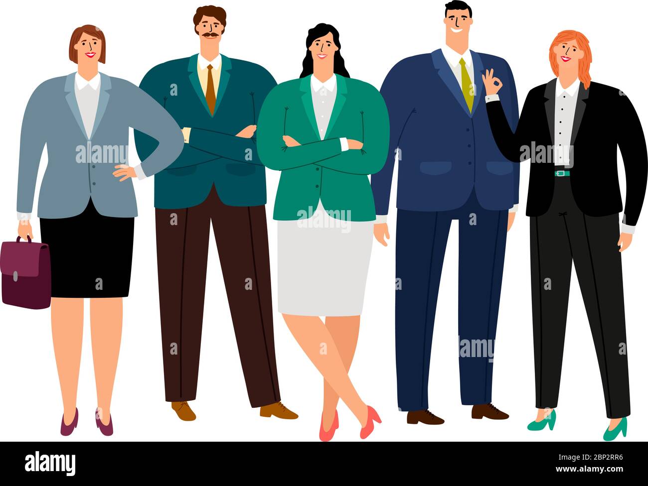 Office working people icons set on white background, vector ...